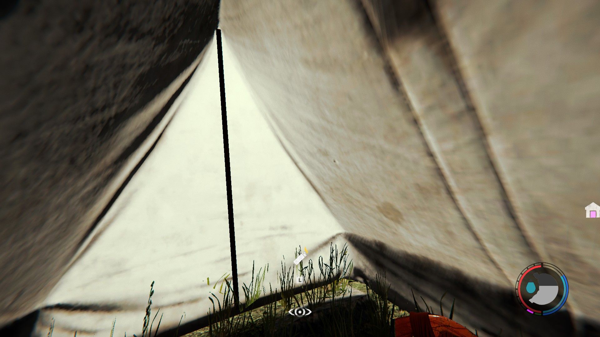 Stuck in a grey tent. At least the cannibals can't get me. | Scrolller