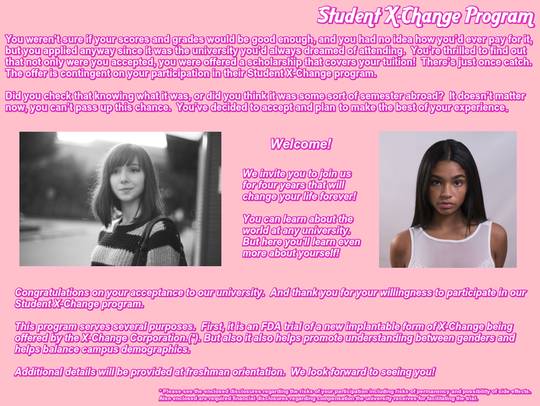 Student X-Change Program (CYOA) | Scrolller