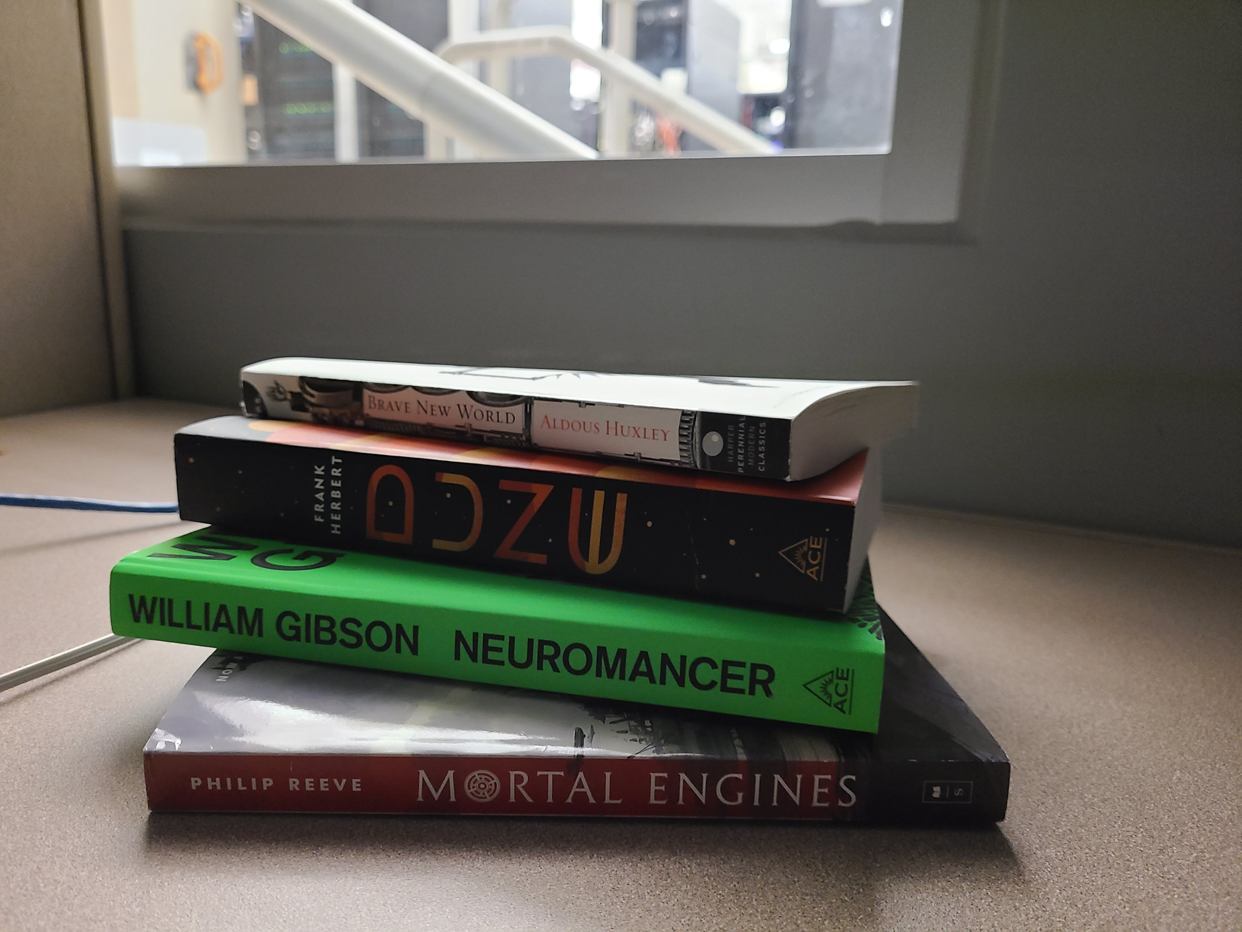 Studying some futuristic sci-fi reads... | Scrolller