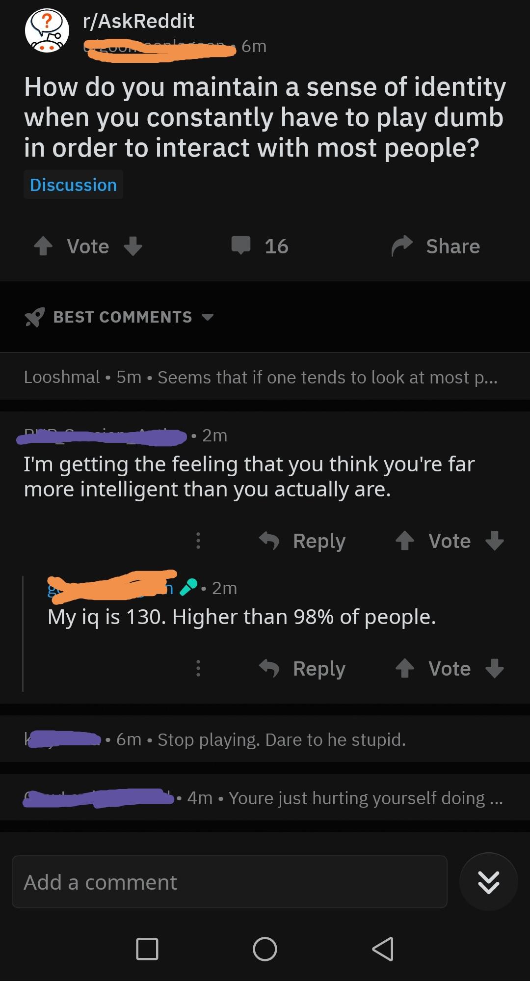 Such a high IQ | Scrolller