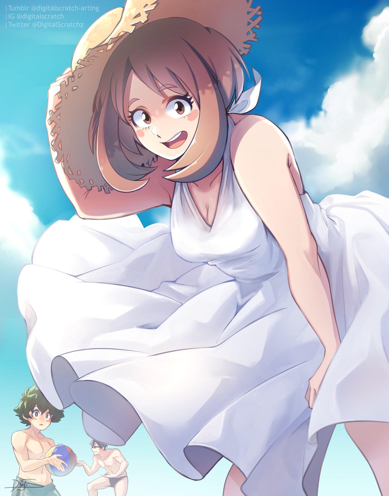 Summer Ochako! | Scrolller