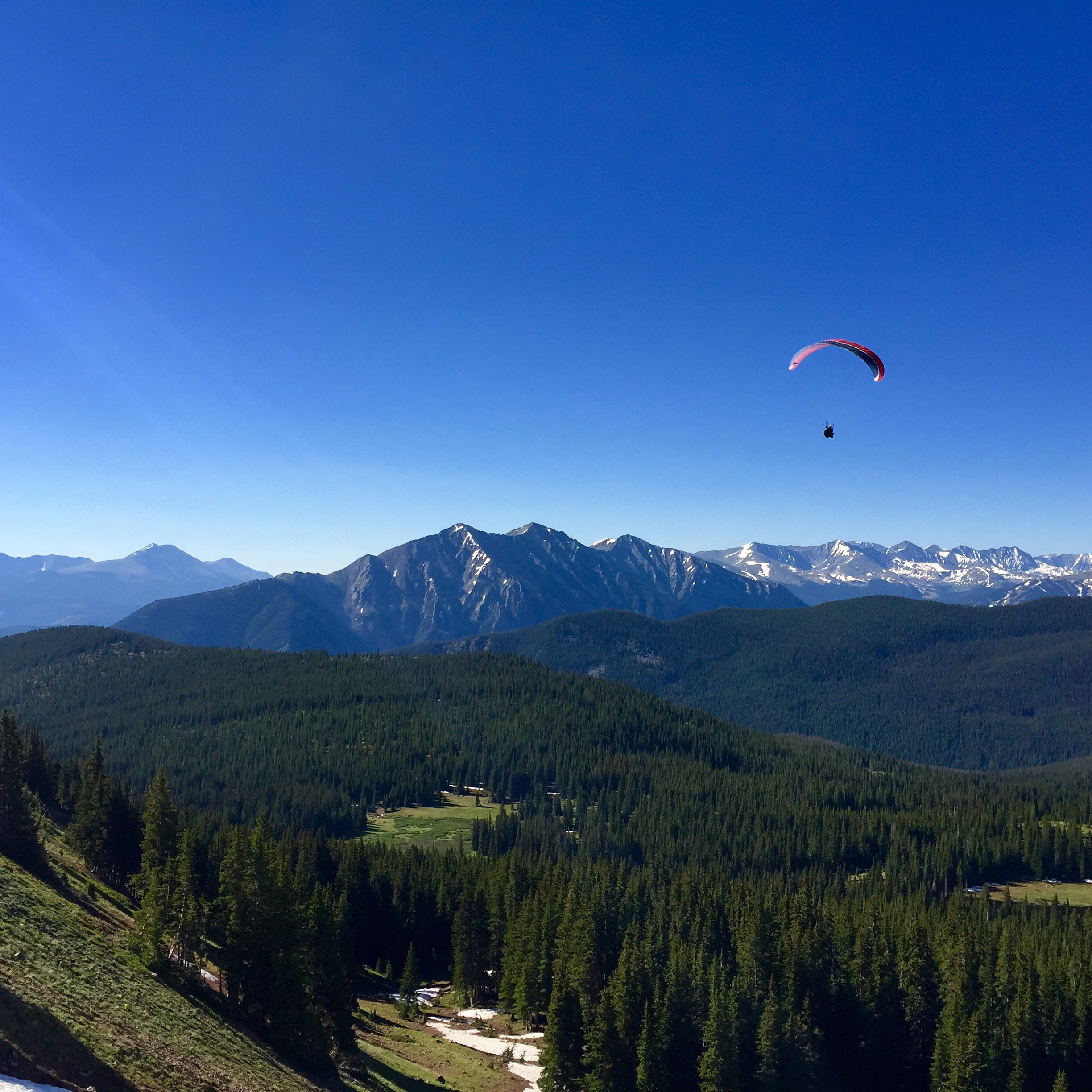 Summertime in the Rockies means it's hike and fly season! | Scrolller Summertime in the Rockies means it's hike and fly season! | Scrolller
