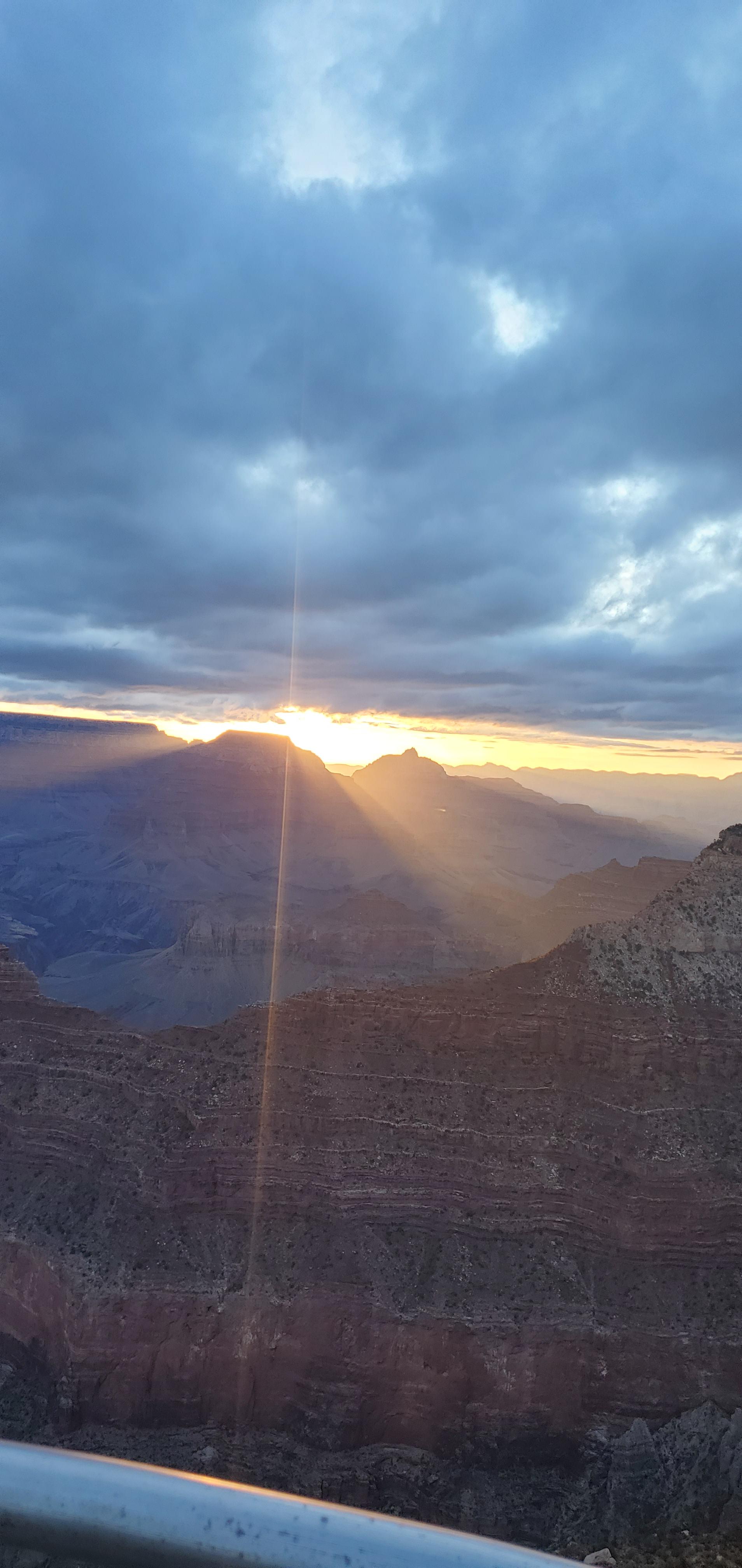 Sunrise at the Grand Canyon this morning. Easily one of the most beautiful sunrises I've ever ...