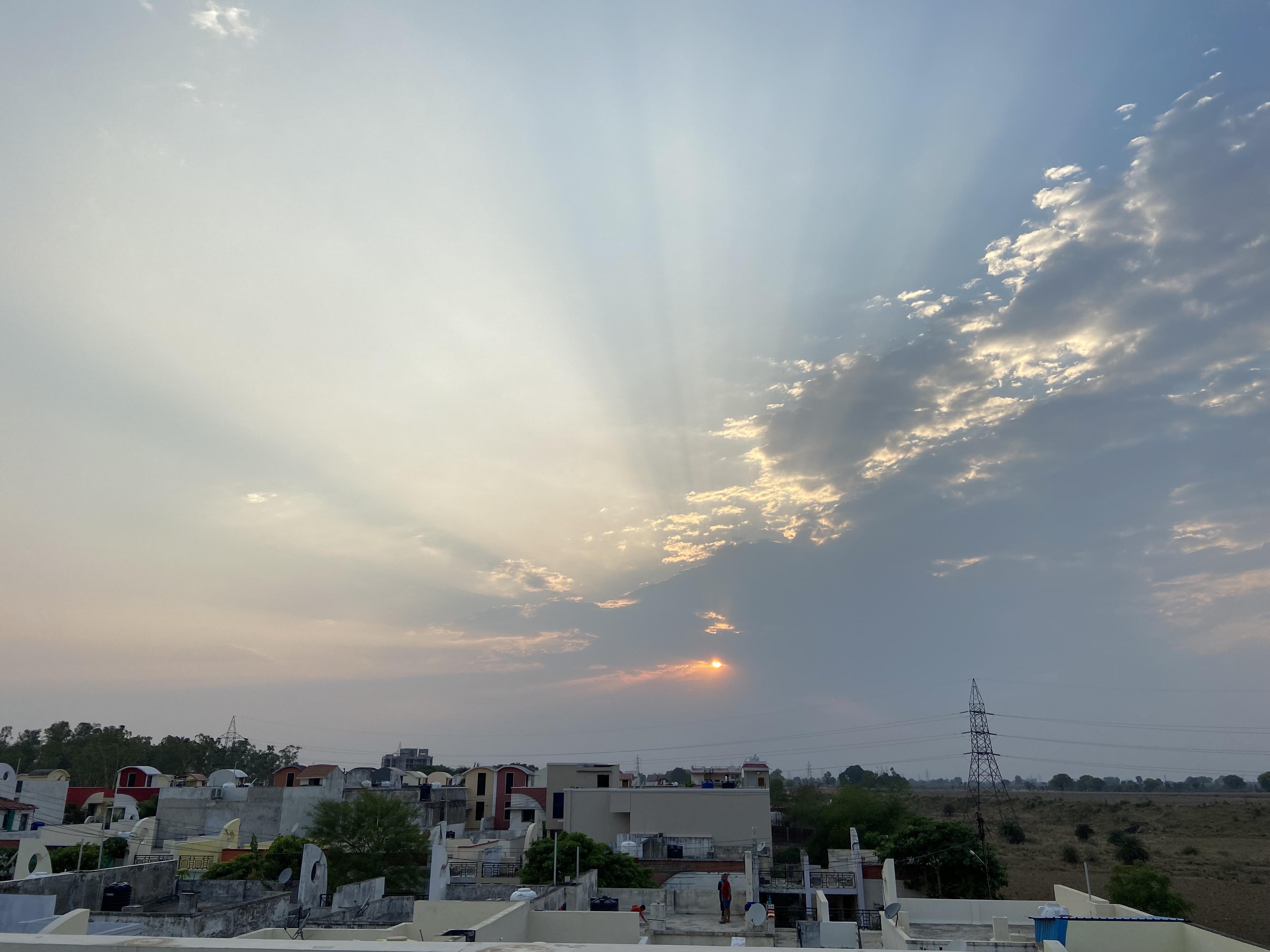 Sunset after rainfall. | Scrolller