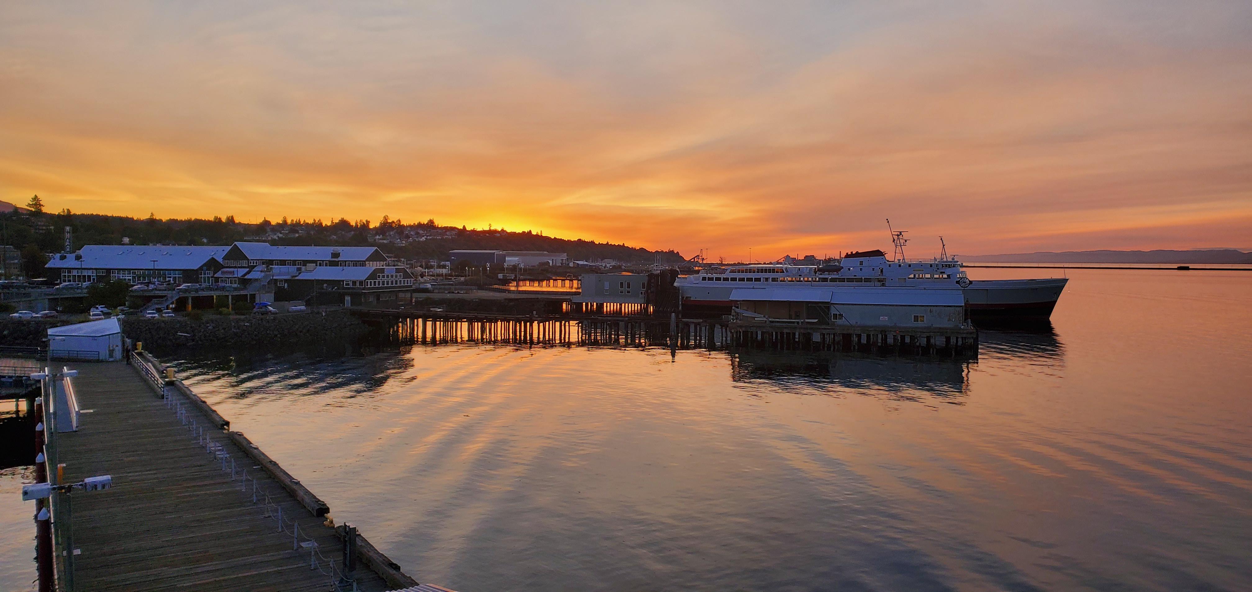 Sunset in Port Angeles, WA | Scrolller