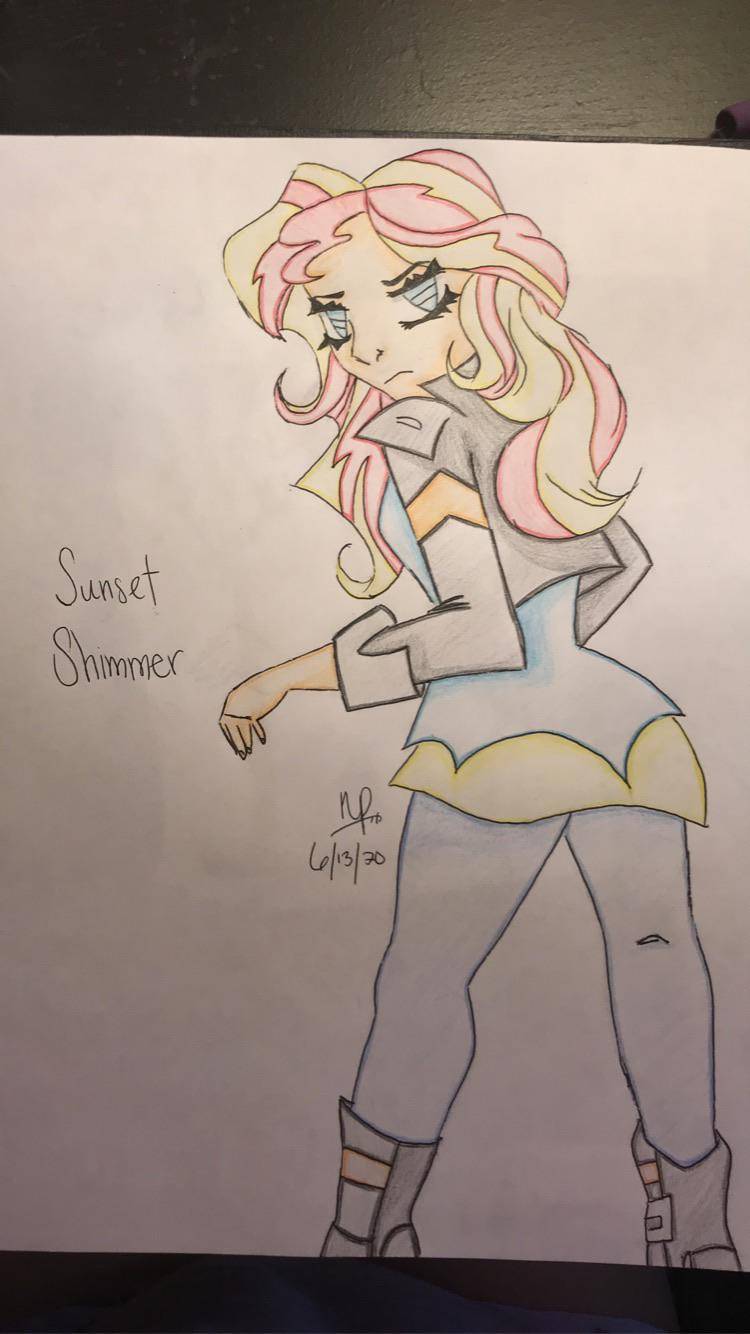 Sunset Shimmer in my style :) | Scrolller