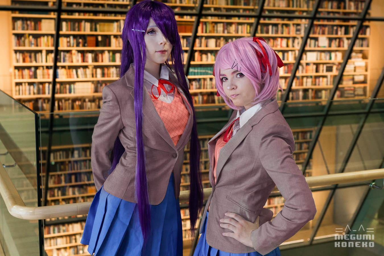 Super excited to share my Doki Doki duo shots with @kiisuhaldjas! ~ Yuri and Natsuki | Scrolller