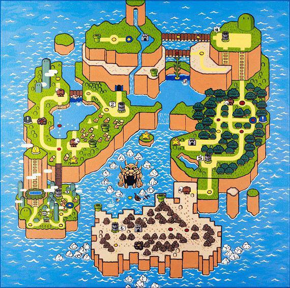 Super Mario World (Map) | Scrolller