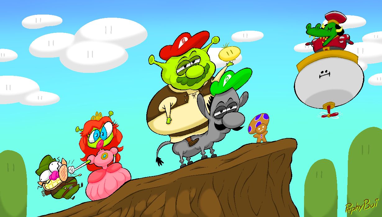 SUPER SHREK BROS. | Scrolller