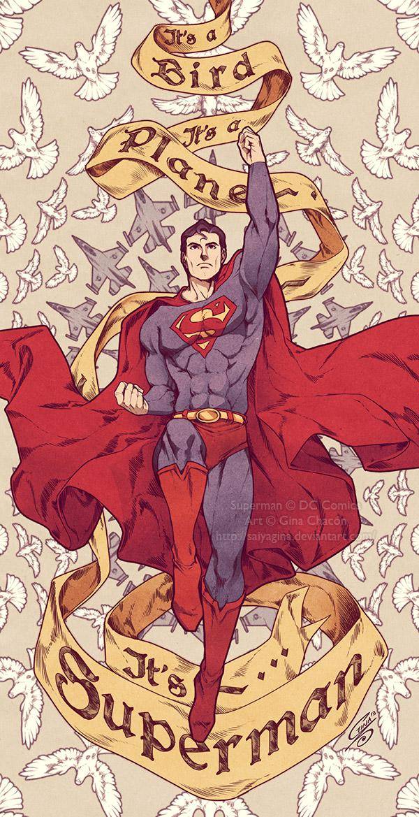 Superman by Gina Chacón | Scrolller