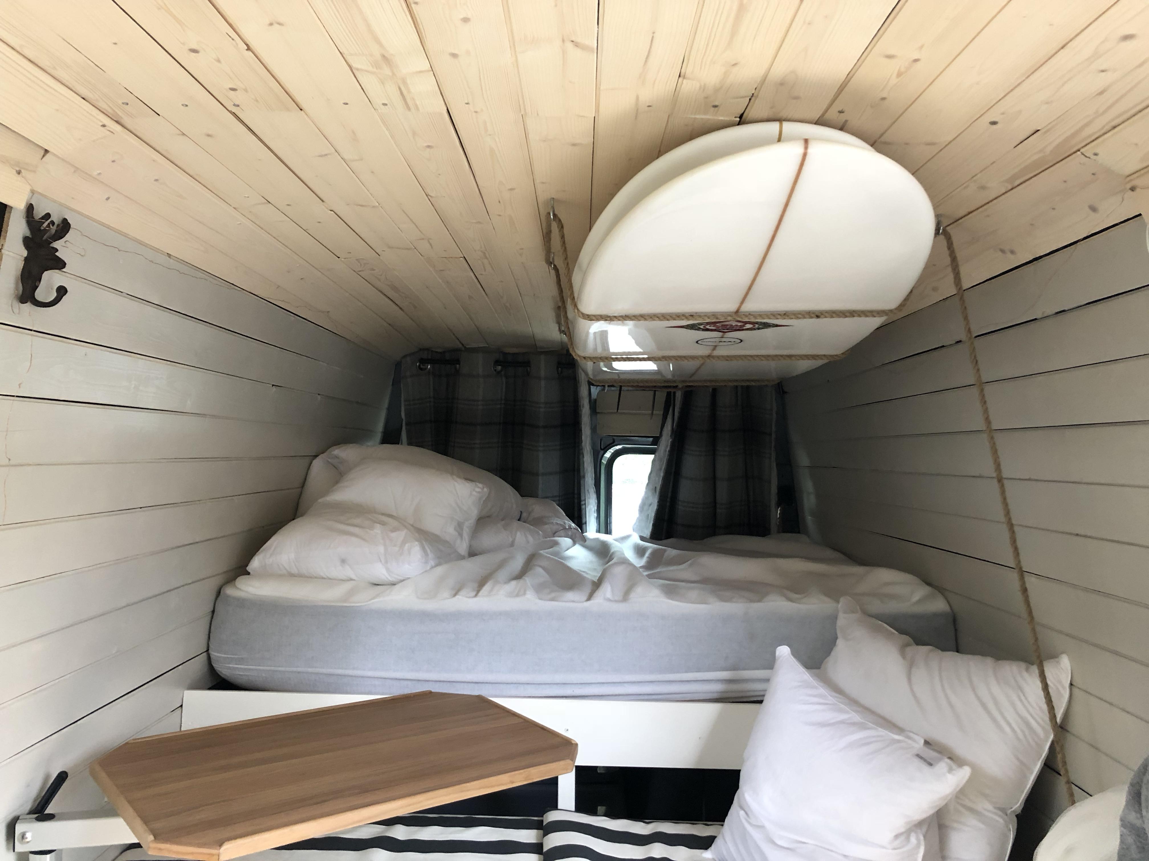 Surfboard van installation complete | Scrolller