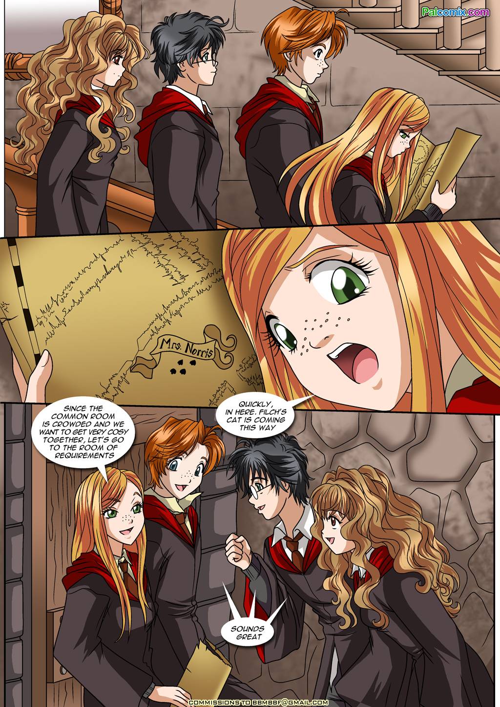 Surprise Inside in Room of Requirements [Palcomix] [x-post /r/rule34_comics] | Scrolller