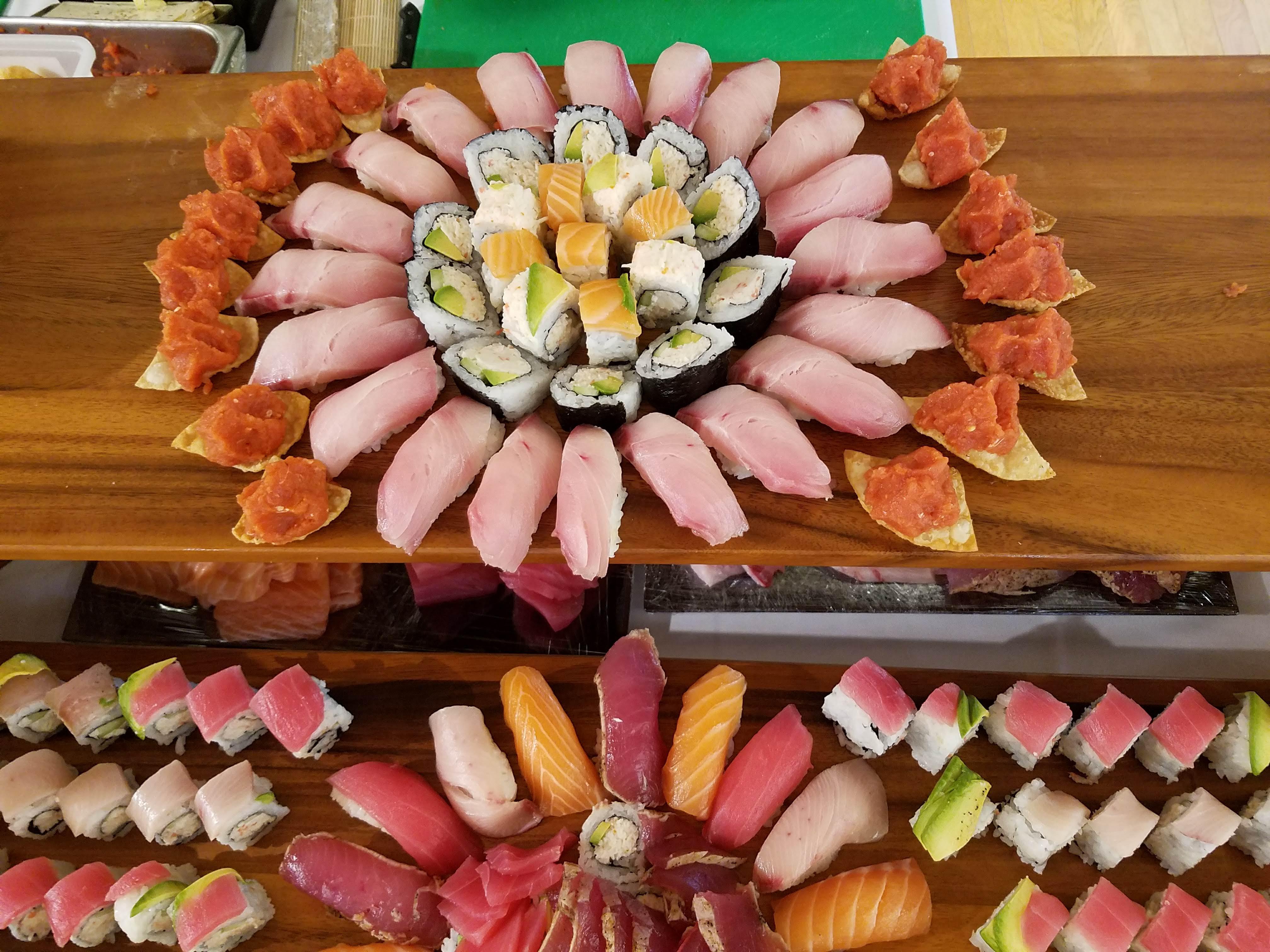 Sushi Platter With Rolls, Nigiri and Sashimi // Los Angeles, CA | Scrolller