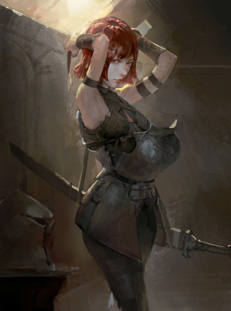 Sword girl by YOUNG IL CHOI | Scrolller
