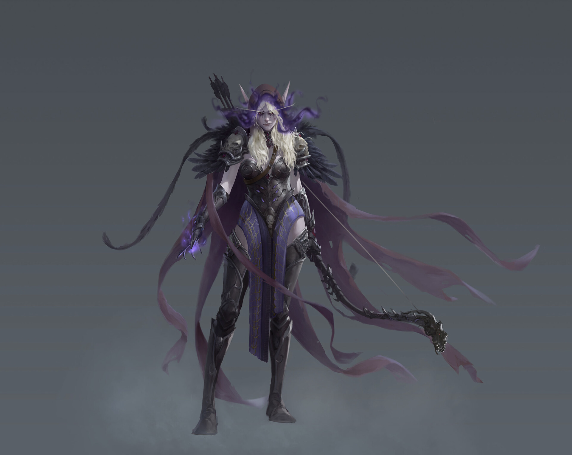 希尔瓦娜斯 (Sylvanas) by Tao Wu | Scrolller