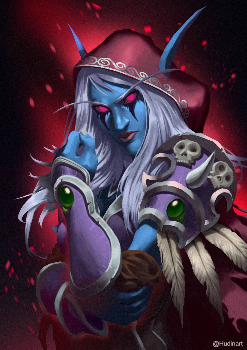 Sylvanas portrait by me (hudinart) | Scrolller