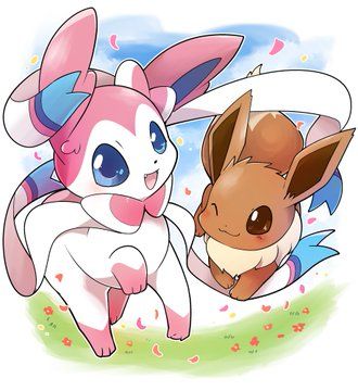 Sylveon and Eevee! | Scrolller