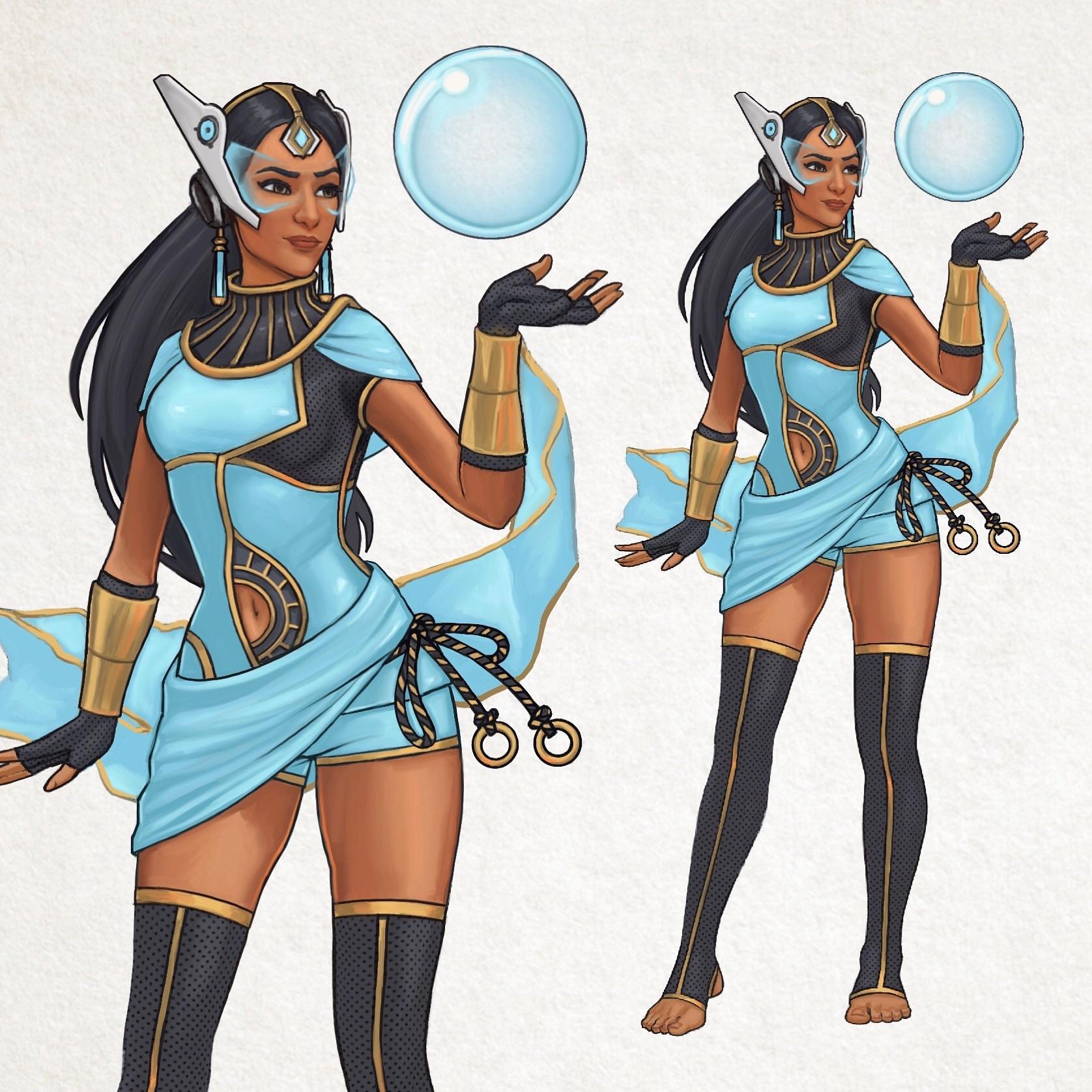 Symmetra x Menat by Grimmancer | Scrolller
