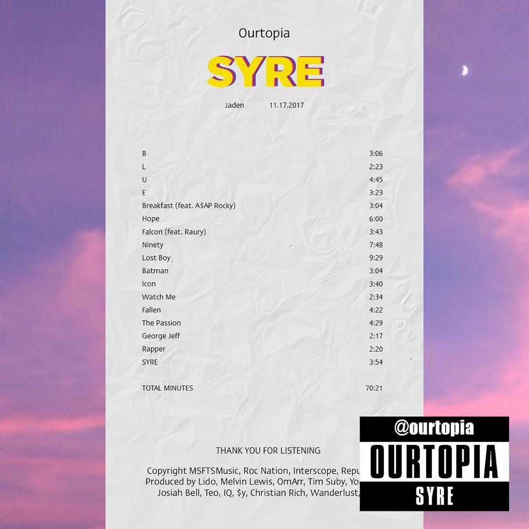 “SYRE” by Jaden Smith | Scrolller