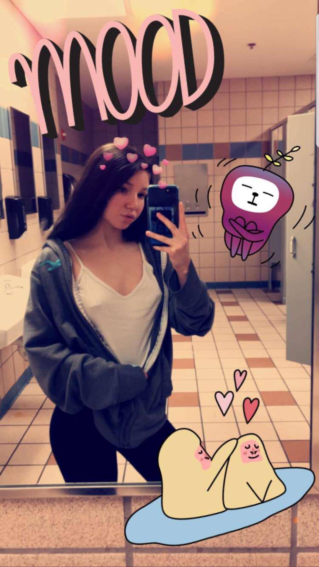 T Senior In A School Bathroom Scrolller t-senior-in-a-school-bathroom-scrolller