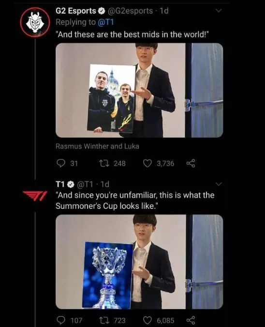 T1 roasting G2 | Scrolller