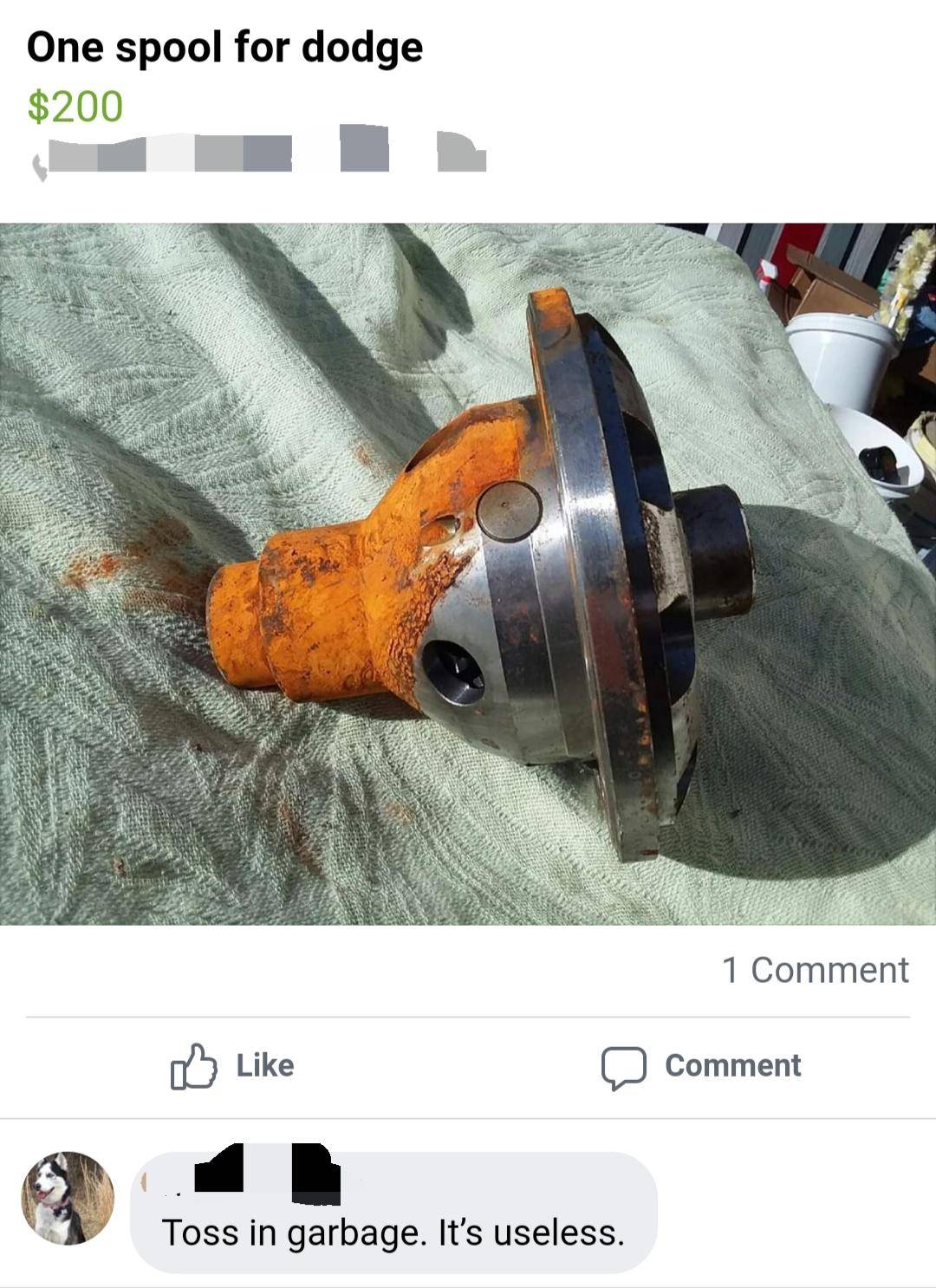 Take my rusty crap! | Scrolller