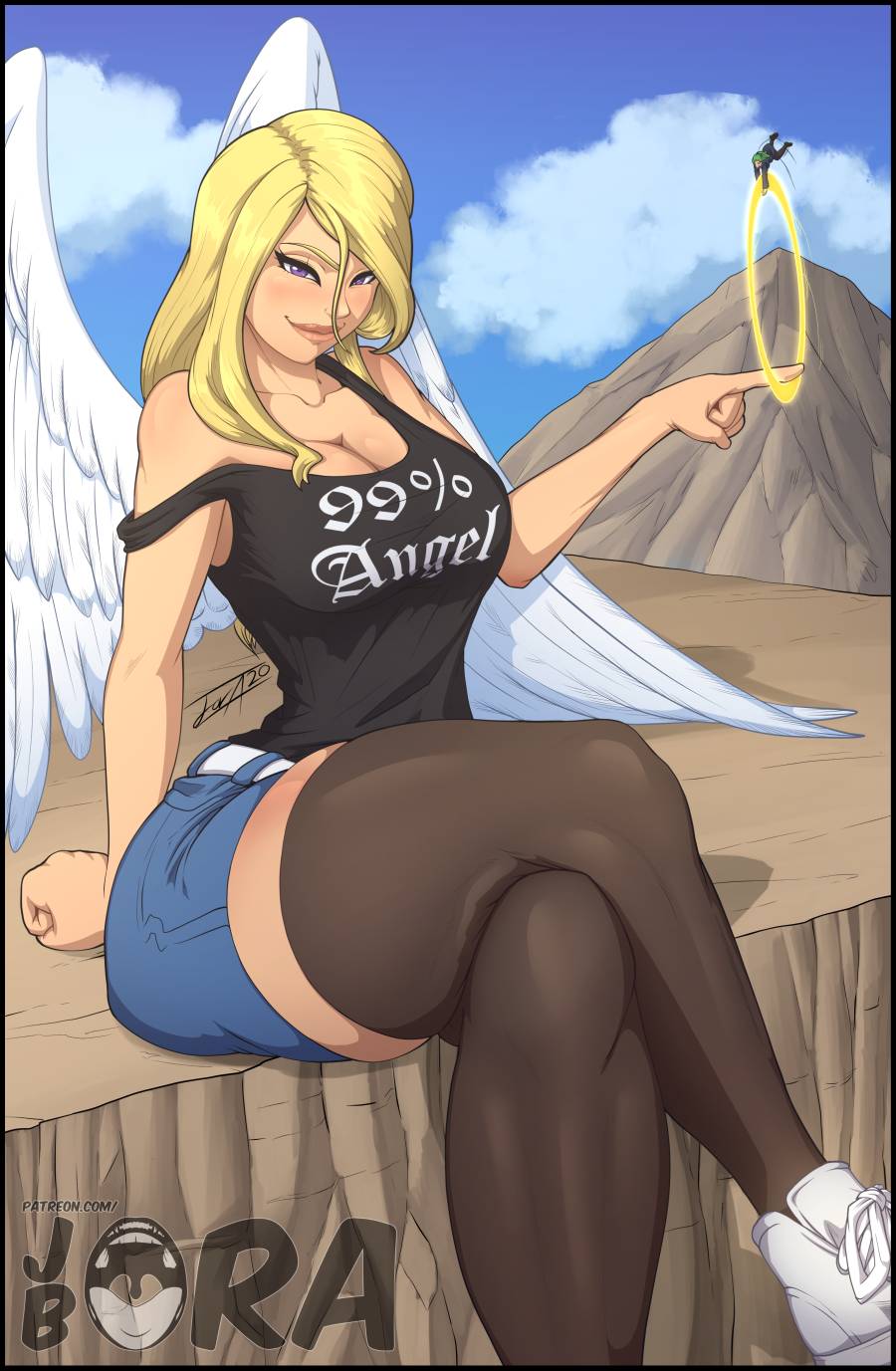 Taking a spin on her halo (by Jora-Bora) | Scrolller