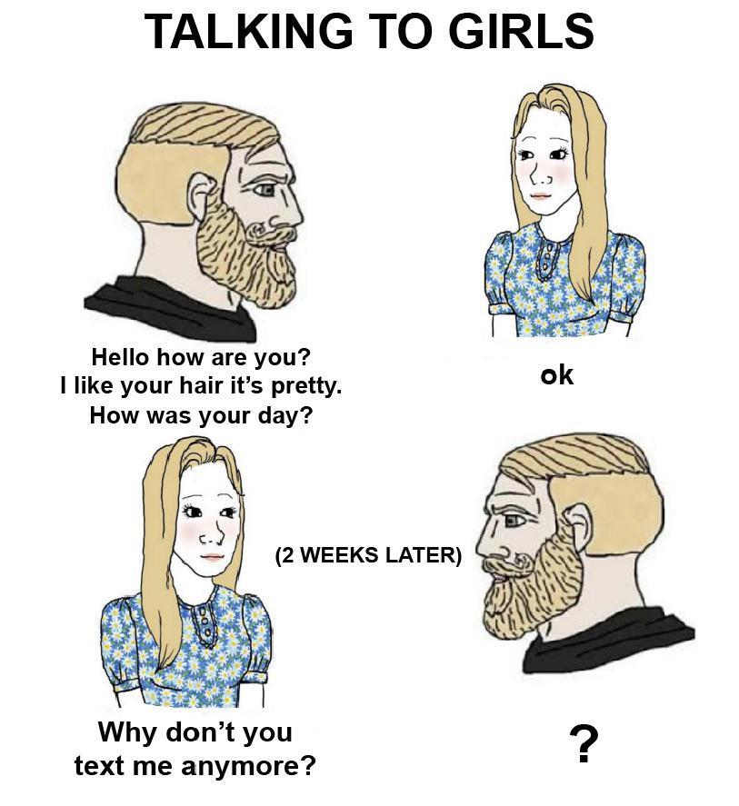 Talking to females | Scrolller