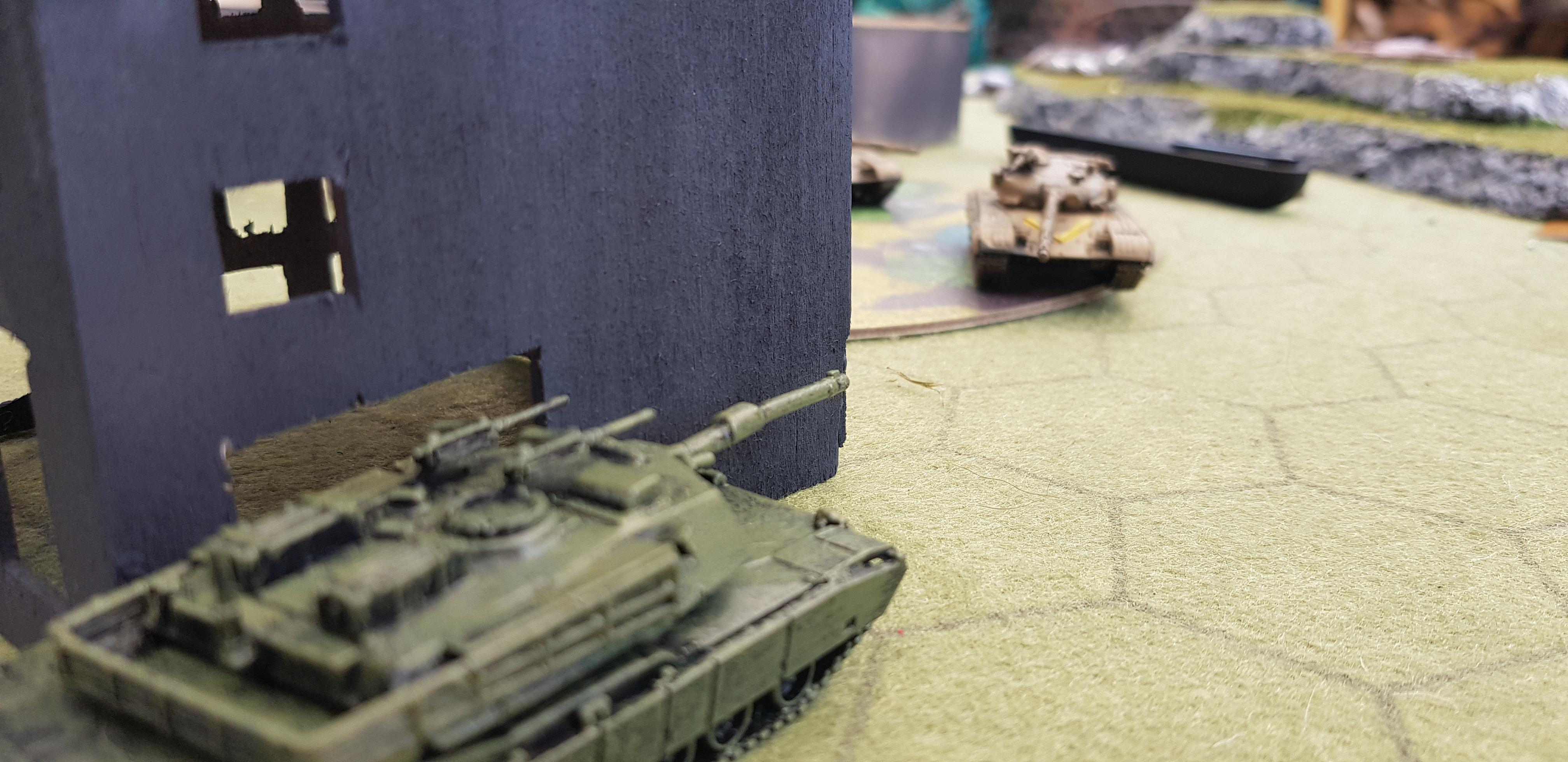 Tanks: The modern age. Abrams getting chased by a pair of T55s | Scrolller
