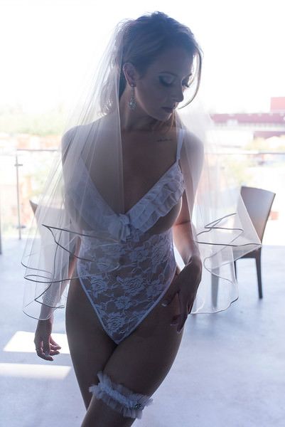 Tasteful bridal boudoir in a hotel room (AIC) | Scrolller
