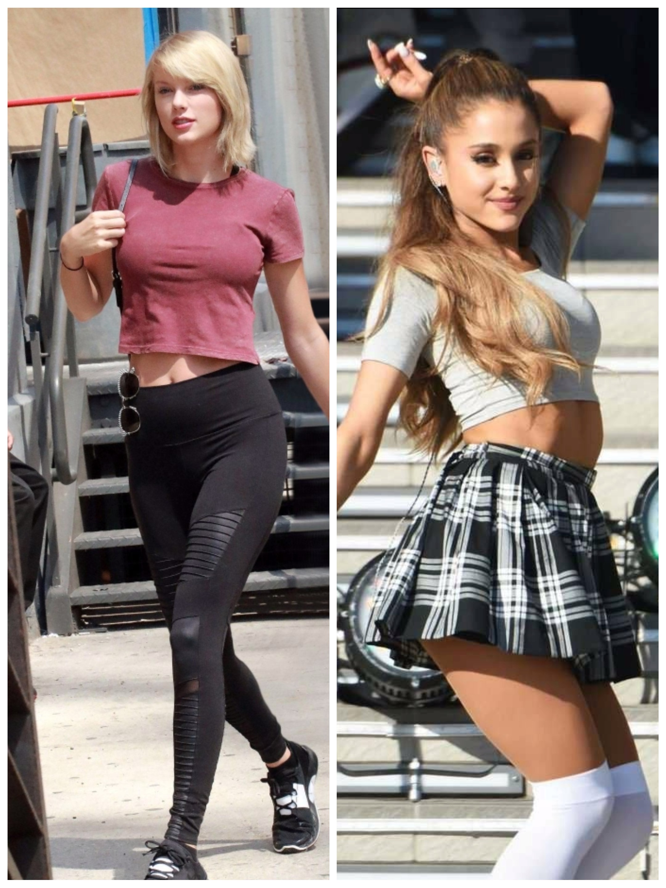 Taylor Swift And Ariana Grande Threesome You Can Fuck One But Have To