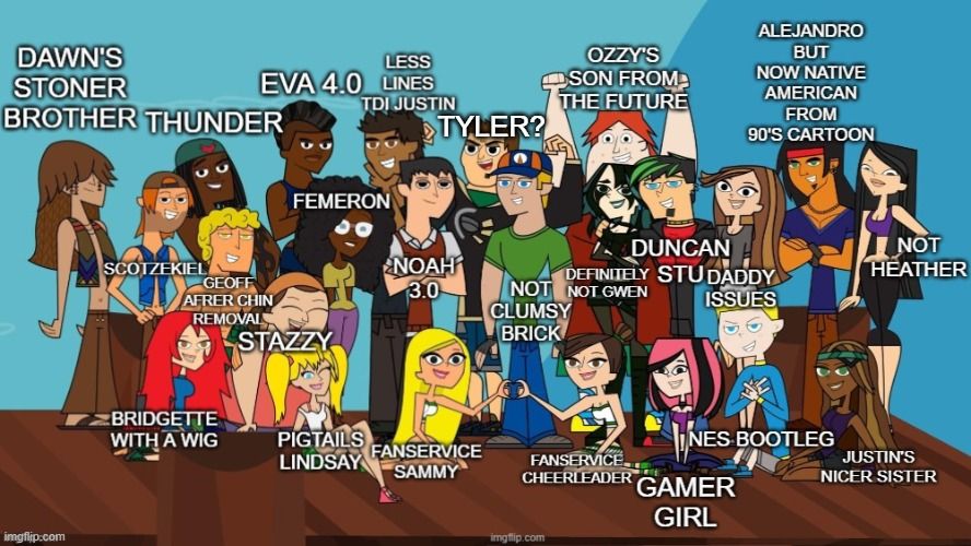 TD Oskayi Island characters actual names | Scrolller