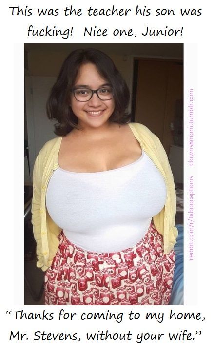 [teacher] ‘If you can convince your wife not to say anything, I would be very grateful, Mr ...