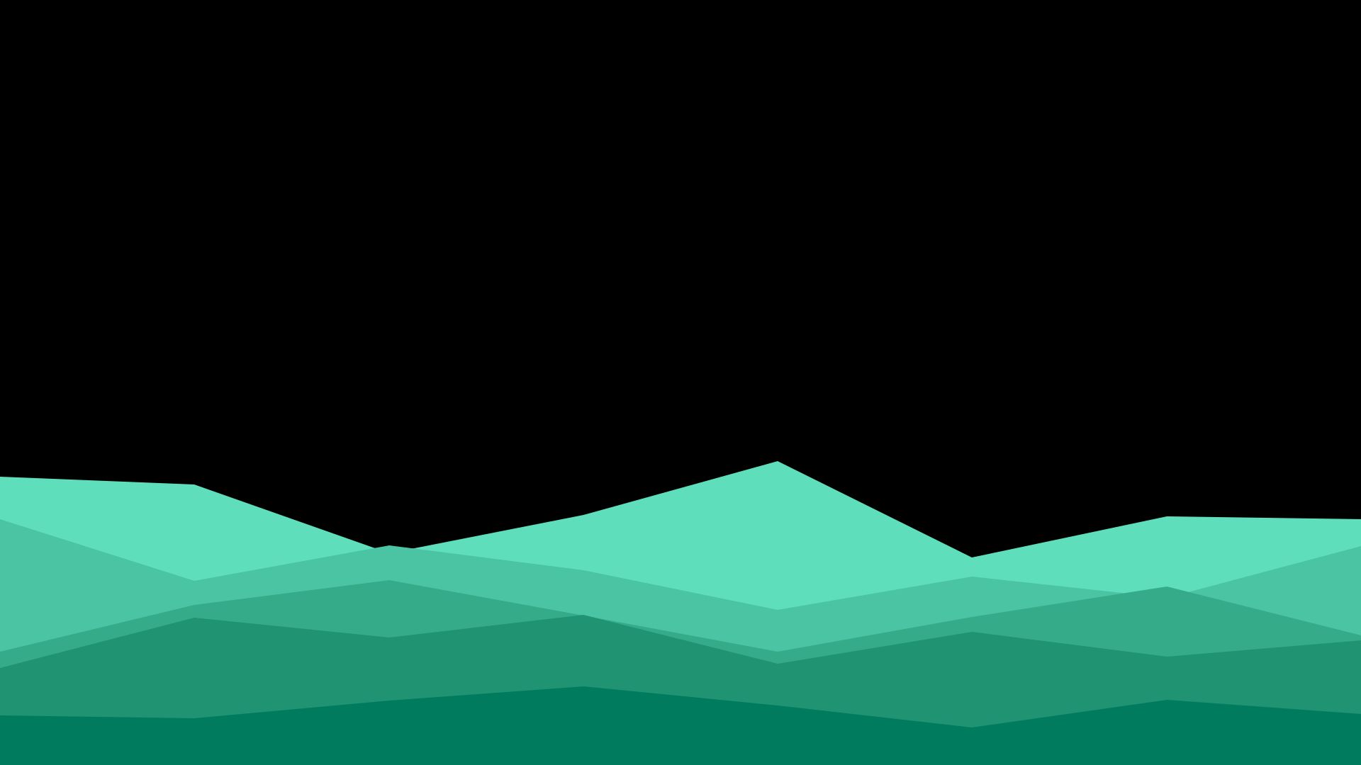 Teal Mountains [1920x1080] | Scrolller
