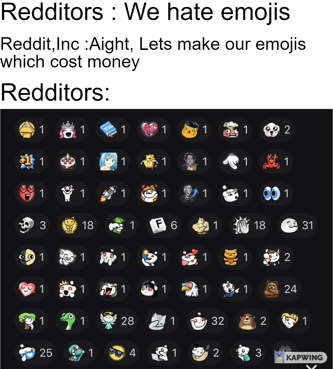 Technically they are moving emojis | Scrolller