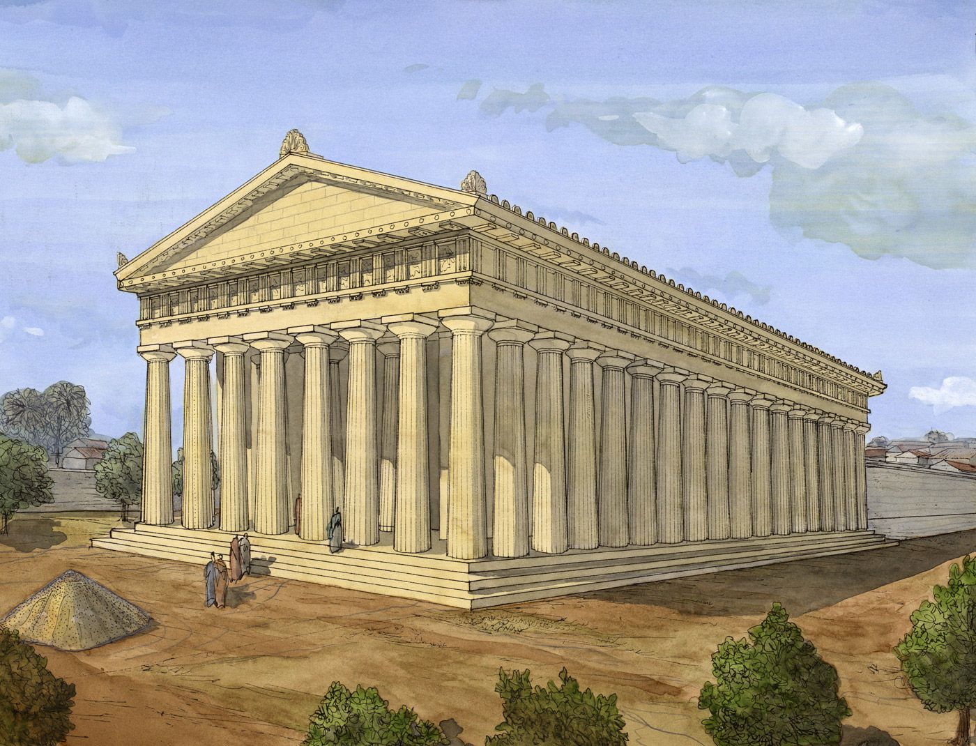 Temple of Zeus in Cyrene, Libya | Scrolller