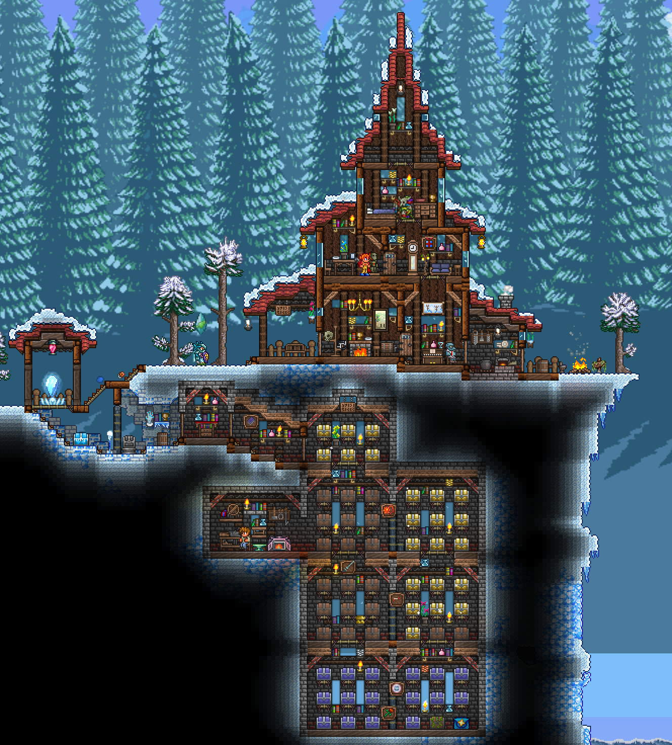 Terraria The cabin in the woods | Scrolller