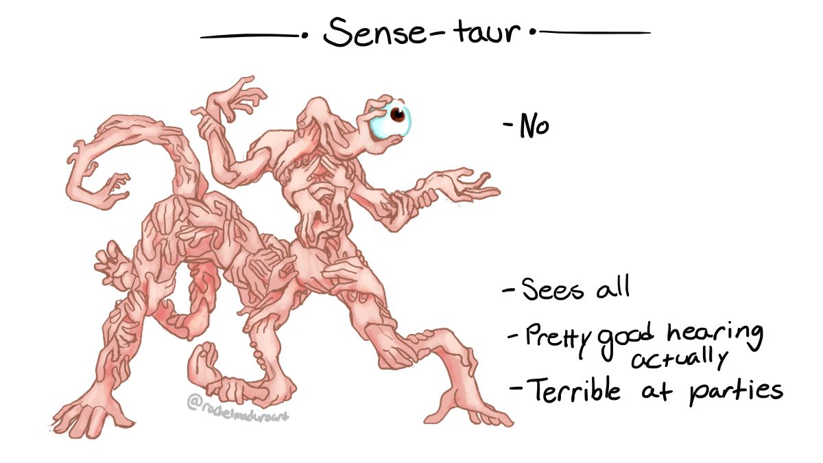 Terrible Centaur subspecies part 2: Sensetaur [oc][art] | Scrolller