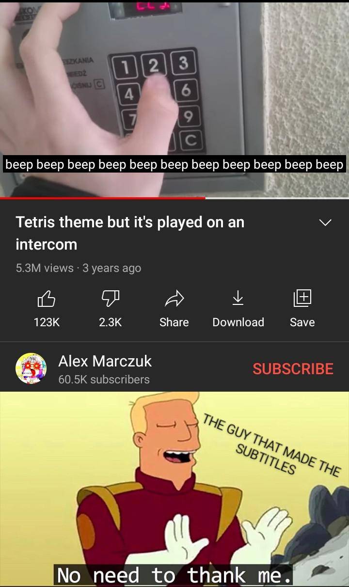 Tetris themed beep | Scrolller