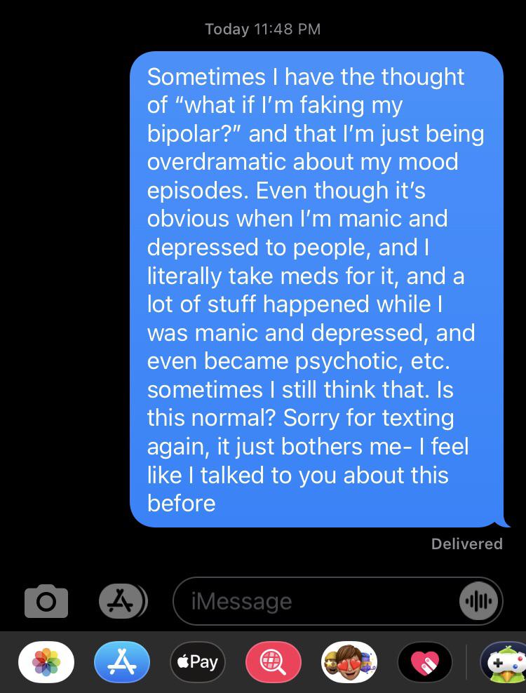Texted my therapist this. Can anyone else relate? | Scrolller