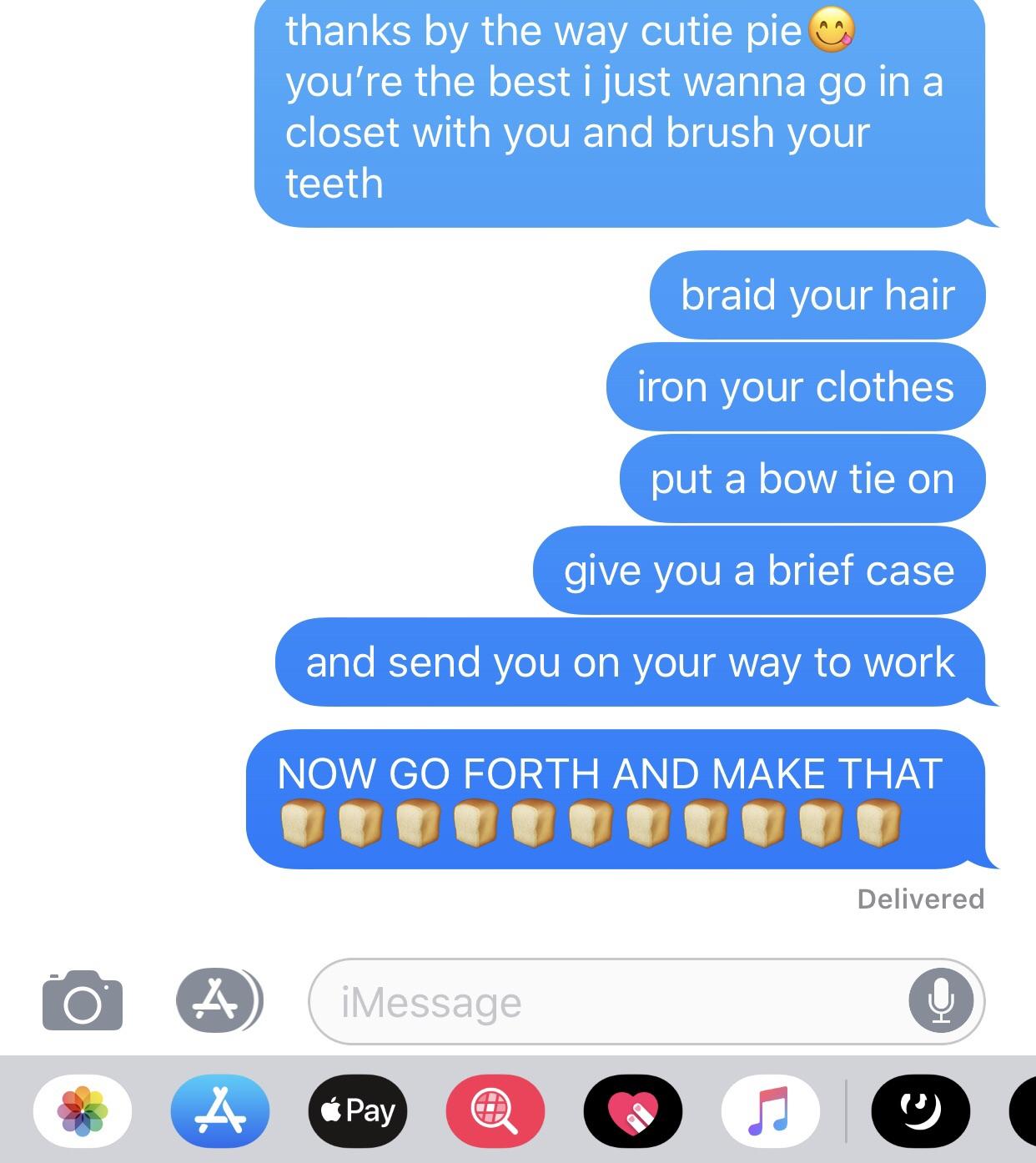 texting my boyfriend goodnight (diff time zones) and i can’t stop laughing i’m scared i’m gonna ...