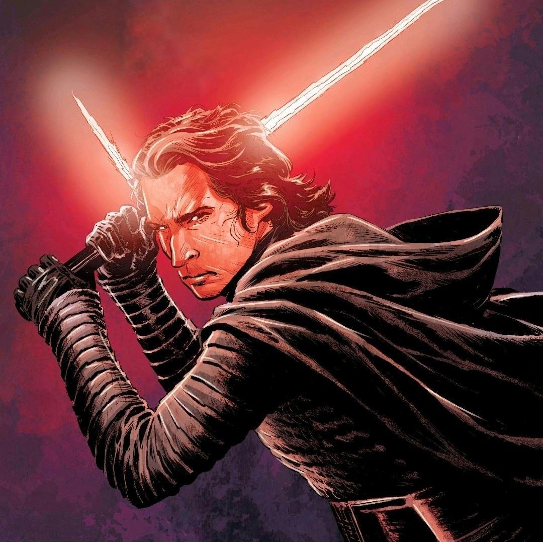 Textless version of Luke Ross' amazing Kylo Ren panel from Allegiance #2 | Scrolller