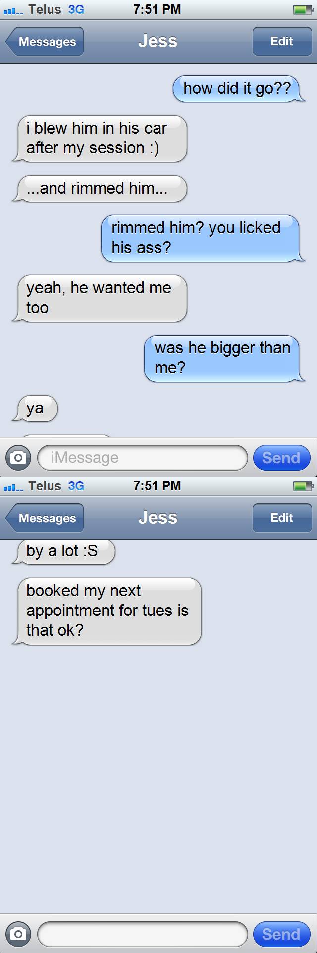 texts from my gf after her personal training session | Scrolller