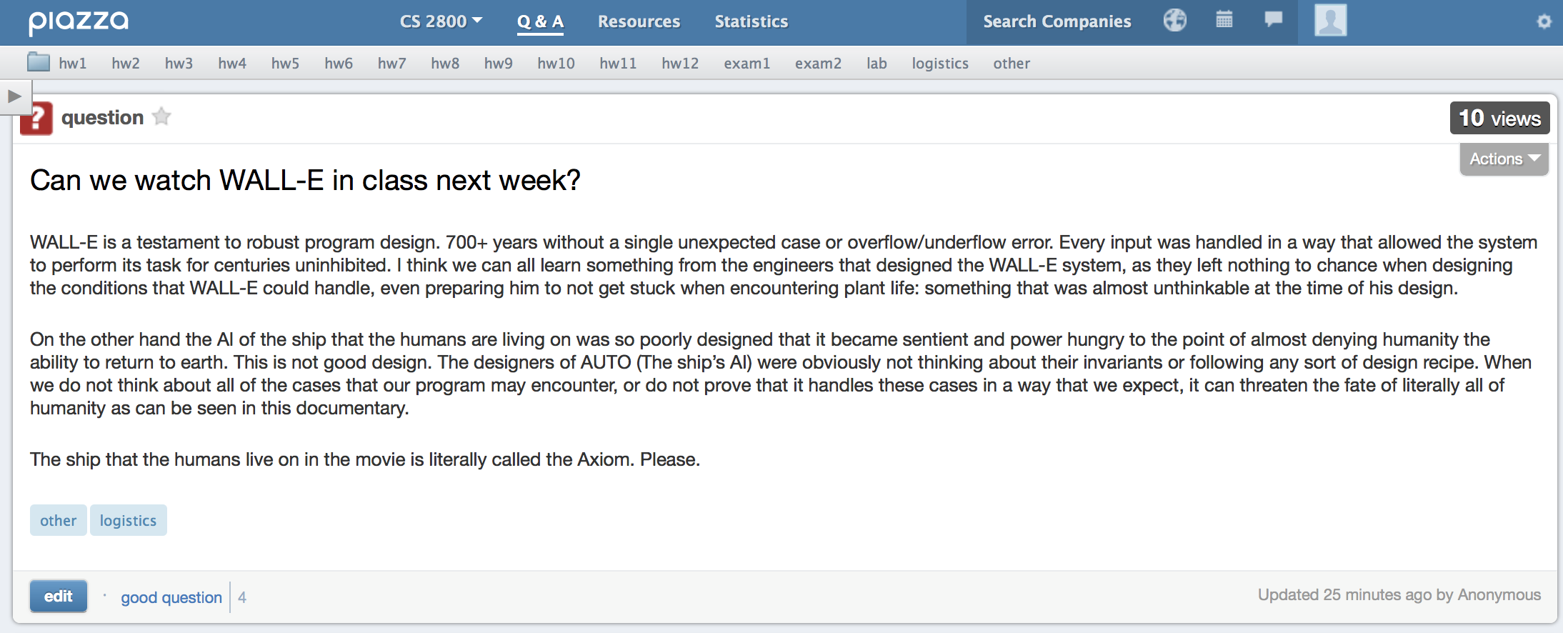 thank you for coming to my ted talk | Scrolller