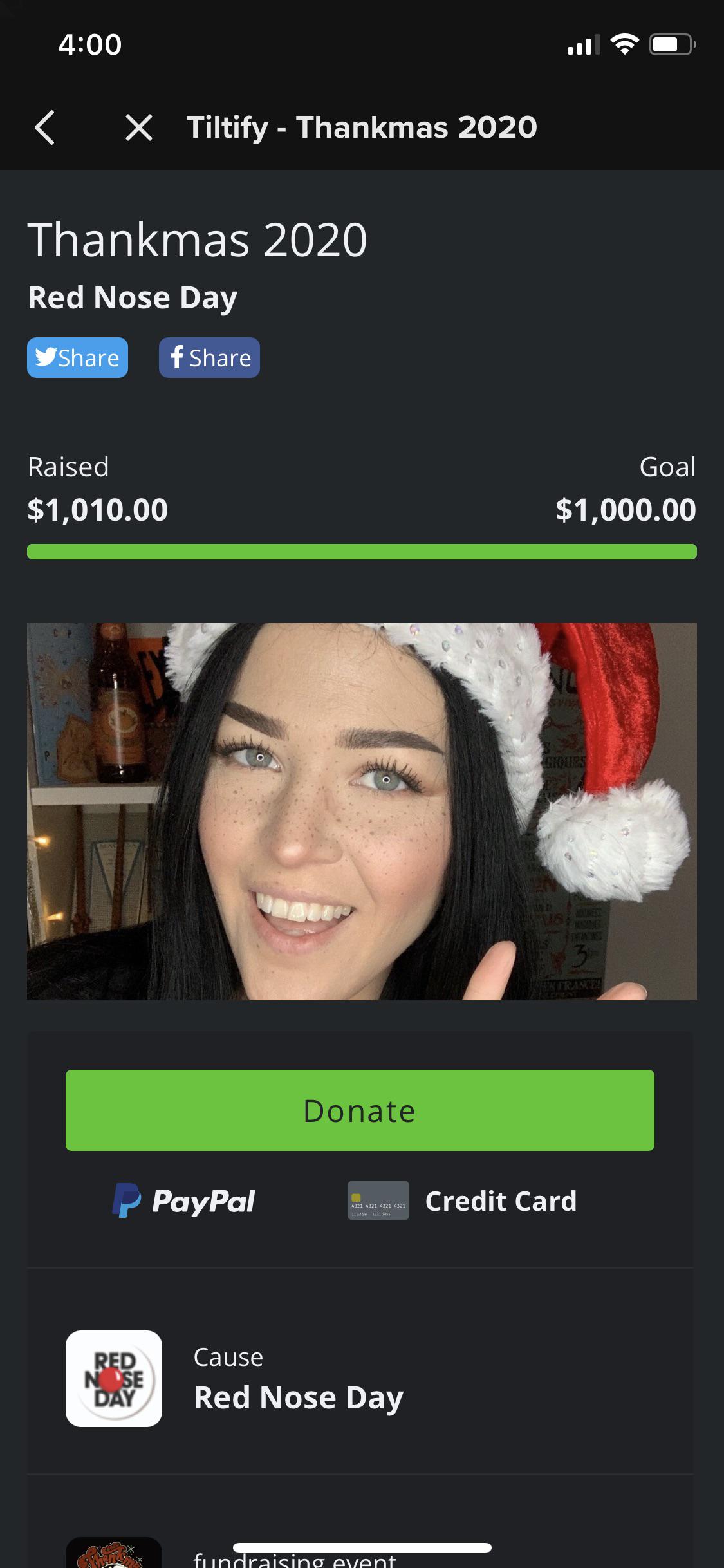 Thank you for helping me reach my goal! ️ ️ ️ If you’d still like to donate, the link is in the ...