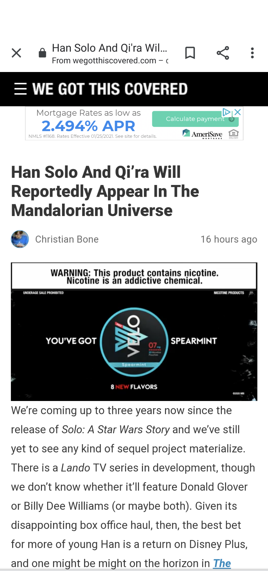 Thanks, I hate trying to rescue Solo | Scrolller