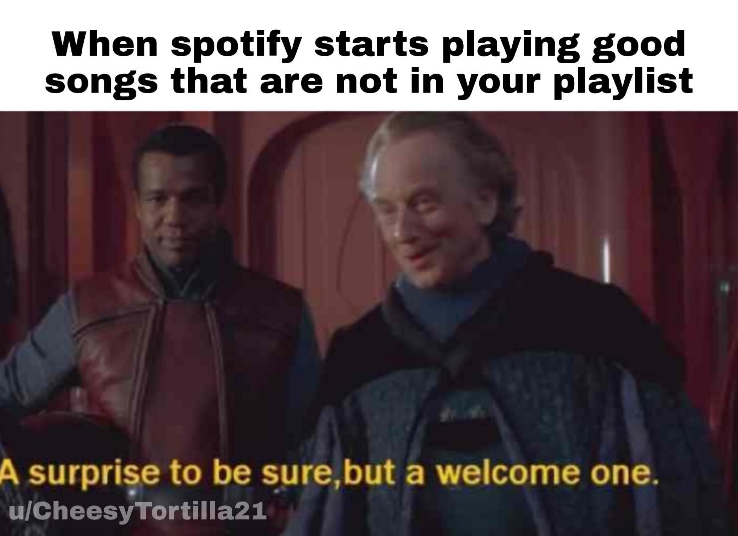 thanks spotify very cool | Scrolller