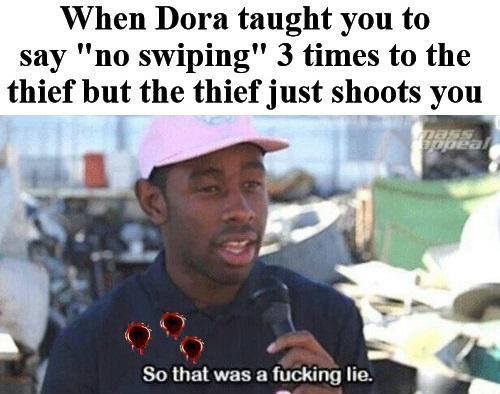 That didn't happen Dora | Scrolller