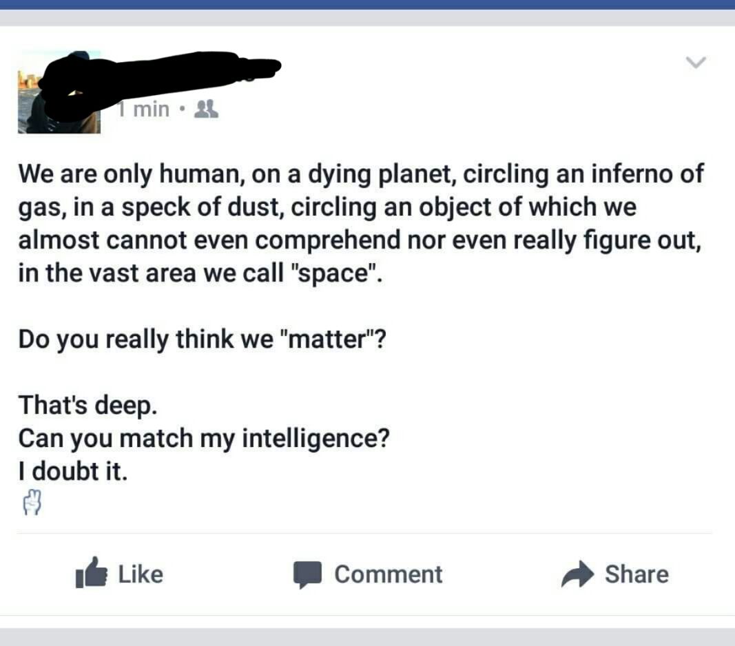 That's deep. | Scrolller