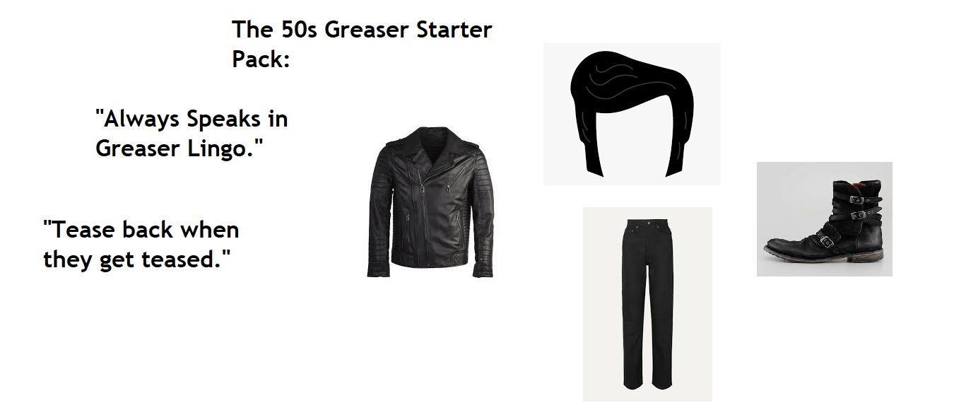 The 1950s Greaser Starter Pack | Scrolller